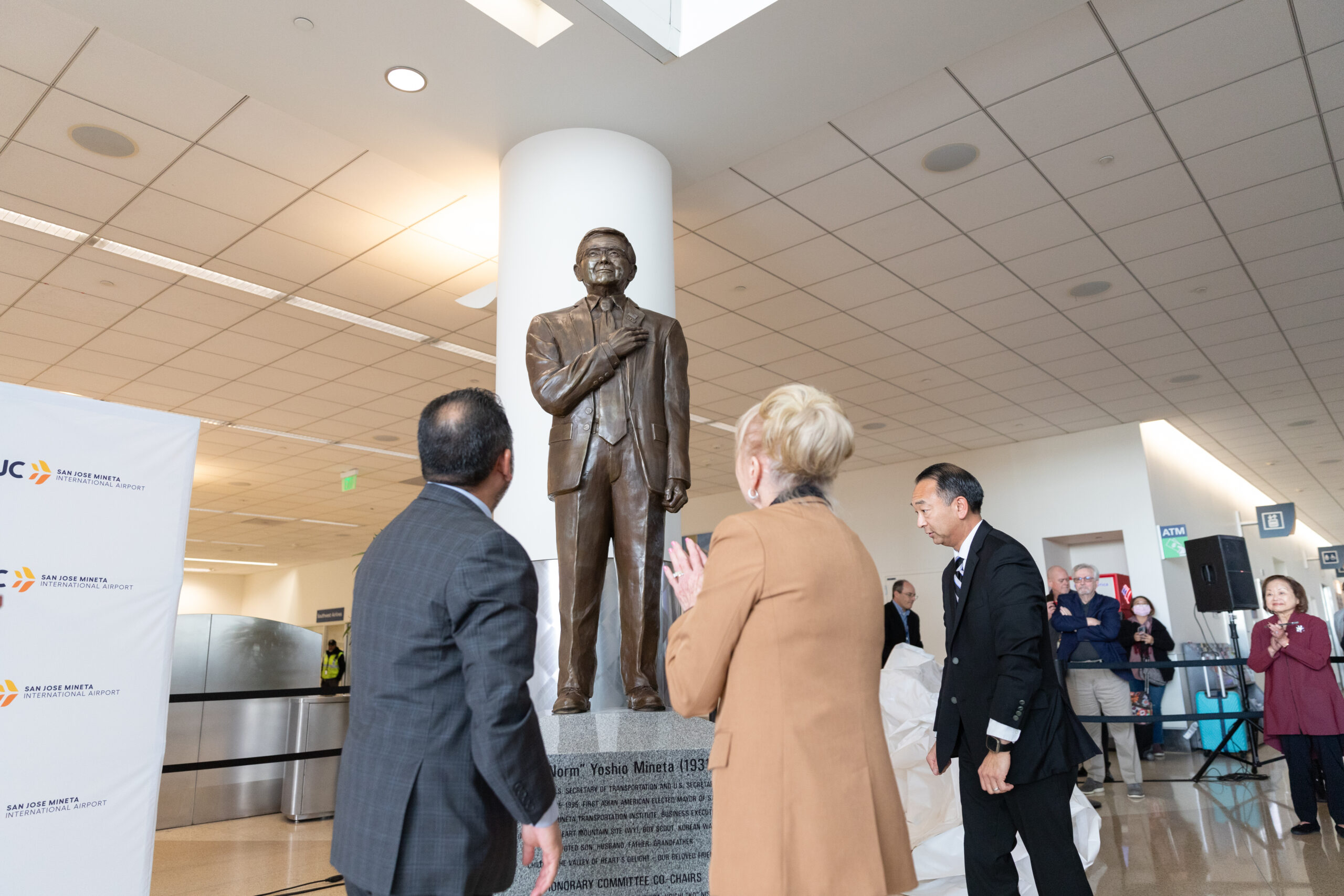 Norman Mineta Statue Unveiled at San Jose Airport - PRxDigital
